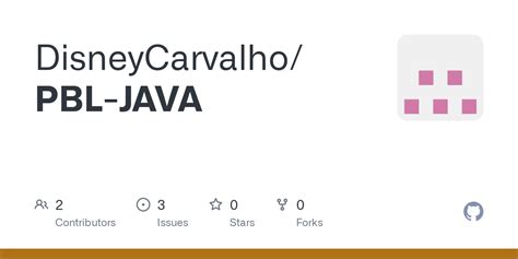 Github Disneycarvalhopbl Java