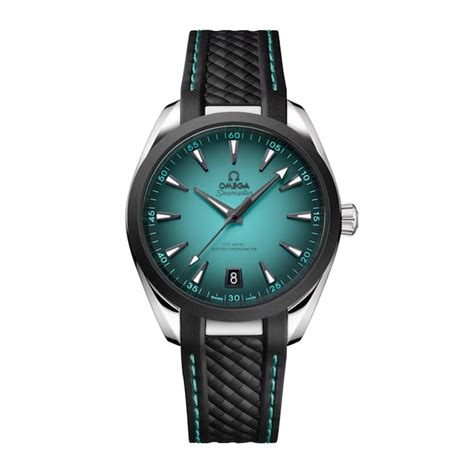 Omega Seamaster Aqua Terra 150m 41mm Mens Watch Turquoise