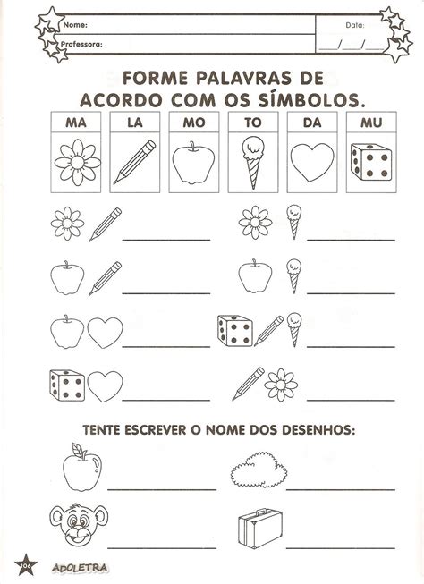 40 Atividades De AlfabetizaÇÃo Ou 1º Ano EspaÇo Educar