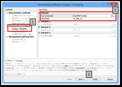 First Step In Geostatistical Wizard Download Scientific Diagram