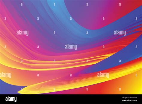 Blended Overly Of Colorful Gradient Abstract Wavy Style With Creative Vector Modern Wallpaper Hd