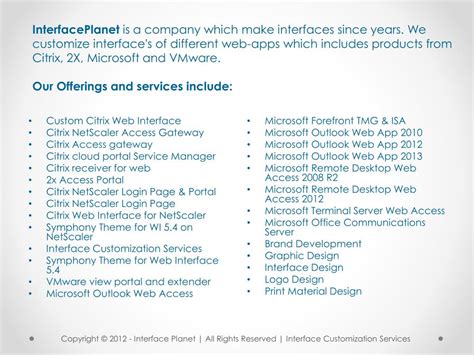 ppt citrix web interface 5 3 powerpoint presentation free download