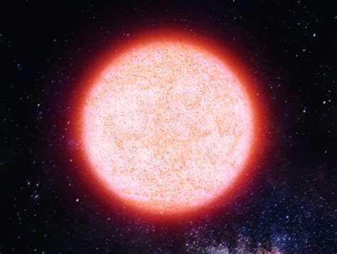 Watching The Death Of A Rare Giant Star Zherss