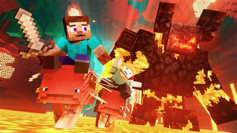 Nether Titan Alex And Steve Adventures Minecraft Animation Movie 【2025】 マインクラフト 海底都市 クラフト