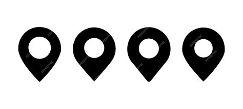 Premium Vector Map Pin Icon Location Pin Place Marker Location Icon Map Marker Pointer Icon Set