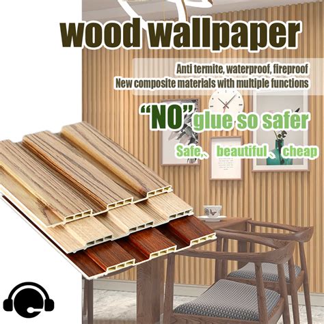 Waterproof Interior Wall Cladding Ceiling Panel Wpc Laminated Wood