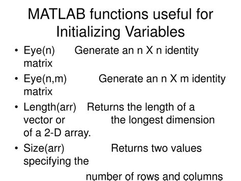 Ppt Introduction To Matlab Powerpoint Presentation Free Download Id3835771