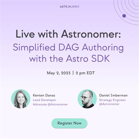 Astronomer On Linkedin Simplified Dag Authoring With The Astro Sdk