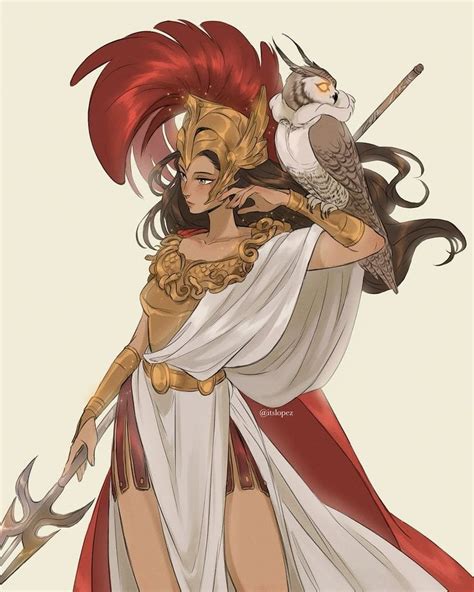 Atena Mitologia Grega Rpg Fanarts
