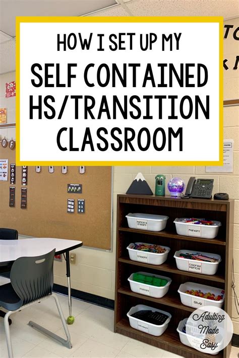 14 21 Self Contained Hs Transition Classroom Tour Adulting Made Easy