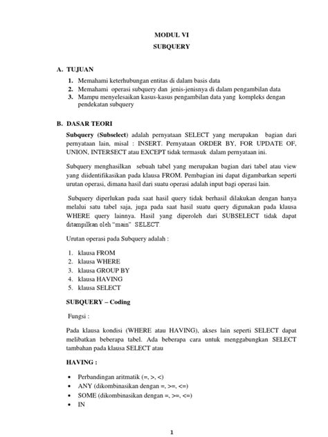 subquery fungsi dan operasi pdf
