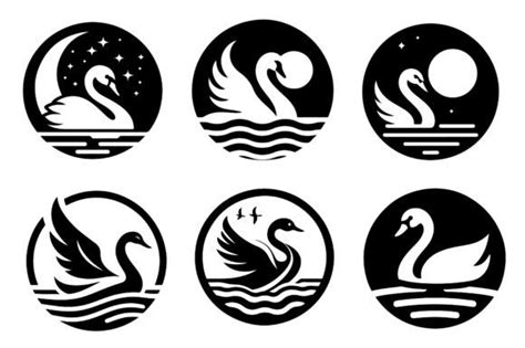 Swan Logo Vector Icon Illustration Graphic By Daliapopi · Creative Fabrica