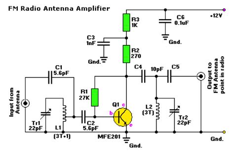 Amplifier Circuit Design Amplifier Project Scheme Diagram