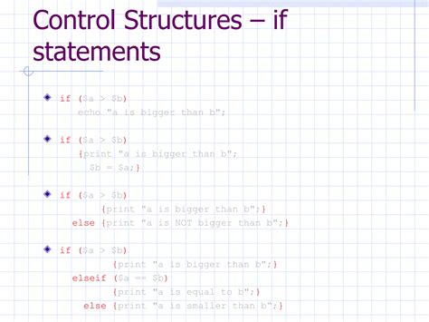 Control Structures In Php 2 Ppt Programming Languages Computing