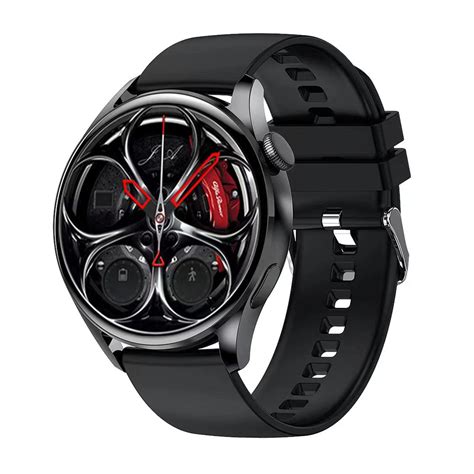 Atletis Smartwatch Reloj Inteligente Redondo Qs Negro