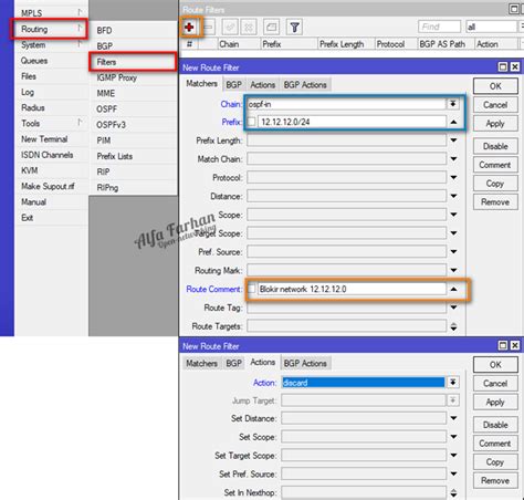 Lab 6 Mikrotik Routing Routing Filter Open Networking