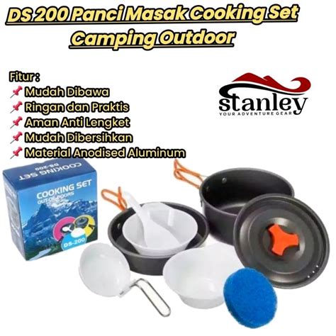 Jual Cooking Set Ds 200 Bubble Wrap Alat Masak Camping Peralatan