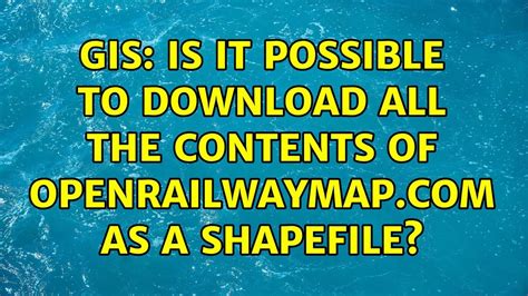 Gis Is It Possible To Download All The Contents Of