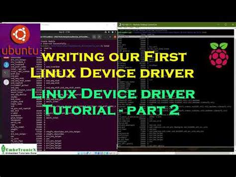 Linux Device Drivers Part Writing Our First Linux Device Driver YouTube