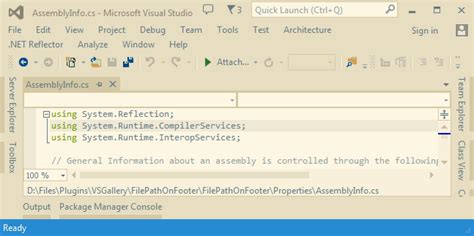 File Path On Footer Visual Studio Marketplace