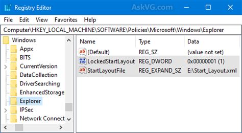 Tip Backup And Restore Import Export Start Menu Layout In Windows AskVG
