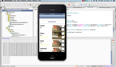 Forwards Uitableviewcell Using The Xib Editor And Monotouch