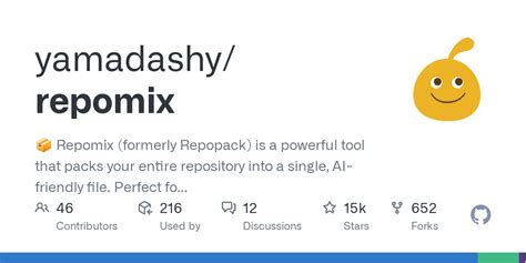Github Yamadashyrepomix 📦 Repomix Formerly Repopack Is A Powerful Tool That Packs Your