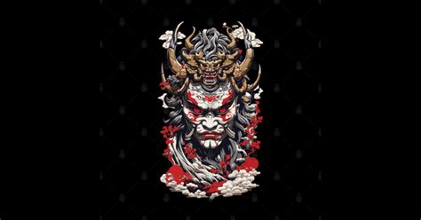 Aesthetic Yokai Oni Ukiyo E Vintage Japan Vintage Japan Oni Sticker Teepublic