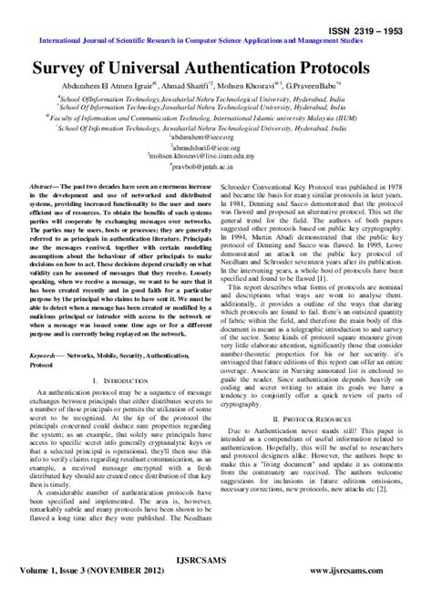 pdf survey of universal authentication protocol