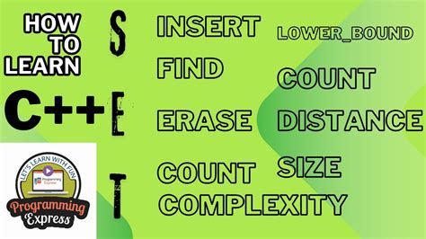 deep dive into c std set erase insert complexity size lower