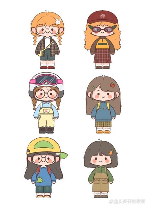 简笔画人物卡通全身（推荐14张） 简笔画图片大全