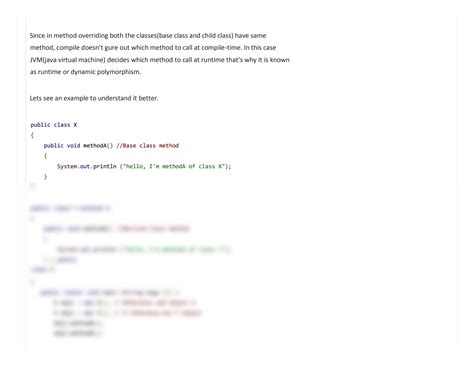 Solution Types Of Polymorphism In Java Studypool