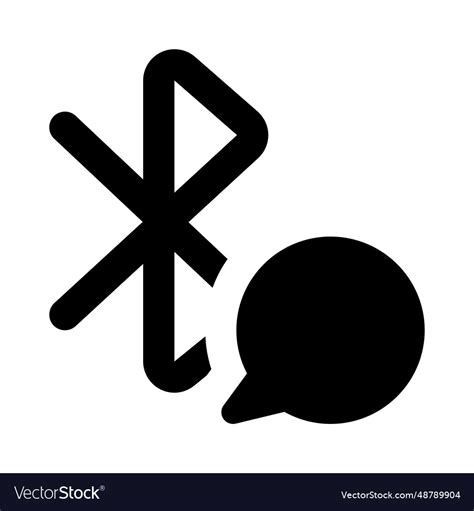 Bluetooth Chat Application For Short Messages Vector Image