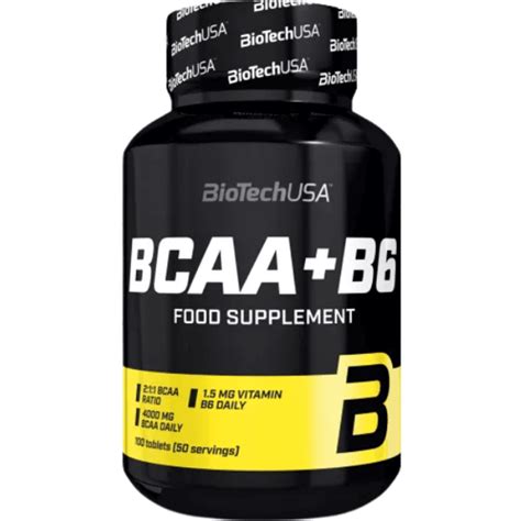 Biotech Bcaa B6 100 Tab 1149 € Kaina Internetu Mrbicepslt