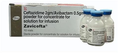 Zavicefta Ceftazidime Avibactam Powder Solution Infusion 2 G 05 Gm