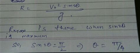 12 a show that two complimentary angles of projections of a