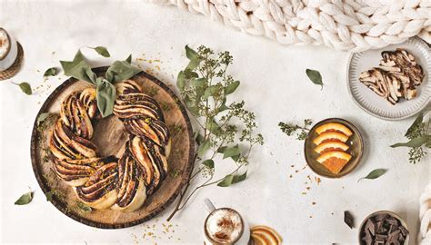 Choco Orange Babka Wreath Ami Magazine