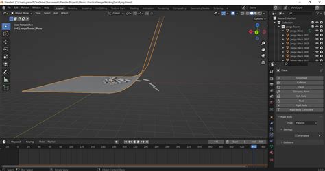 Rigid Body Problem Objects Not Interacting With Curves Correctly Blender Stack Exchange
