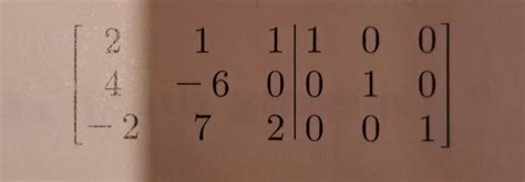 가우스 조던 소거법 역행렬 지식in
