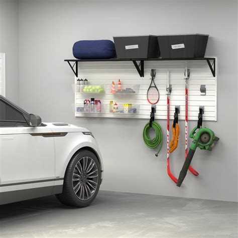 14 Piece Slatwall Panel Heavy Duty Shelf Bin Hook Storage Set