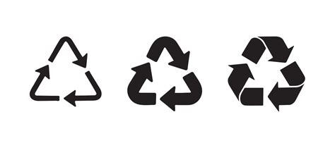 Reduce Reuse Recycle Icon Set 67790564 Vector Art At Vecteezy
