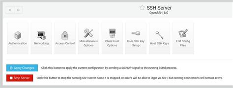 How To Configure SSH Access Through Webmin