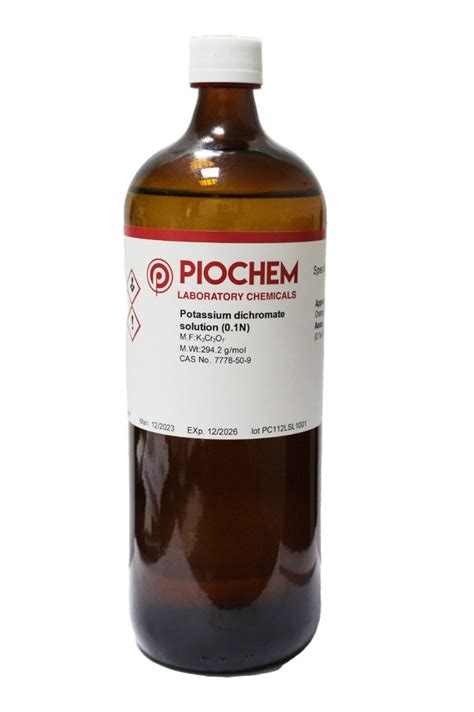 Potassium Dichromate Solution 01n Piochem