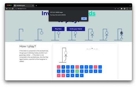 GitHub Amey Thakur HANGMAN GAME IN DJANGO PYTHON Hangman Game Django Web App