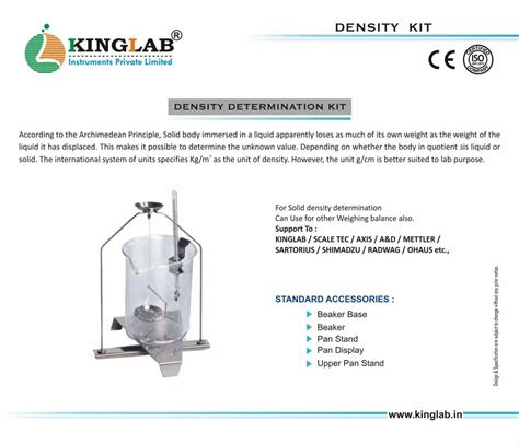 Density Determination Kit At ₹ 15000 Piece Chennai Id 23616396573