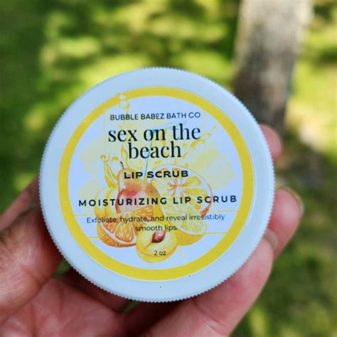 Sex On The Beach Lip Scrub Cocktail Bubble Babez Bath Llc