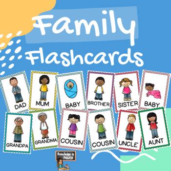 Family Flashcards By Teaching Everywhere TPT