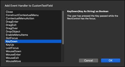 textfield with autocomplete xojo programming blog