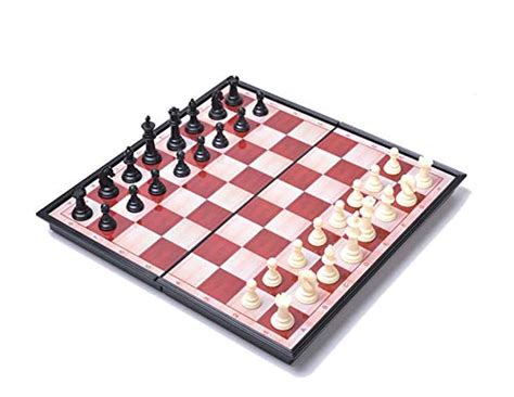 BRAINS Magnetic Chess Set With Foldable Chessboard Inches Pricepulse