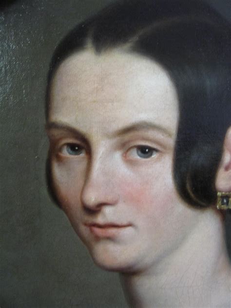 Restauration Portrait De Jeune Femme Atelier Gauderique